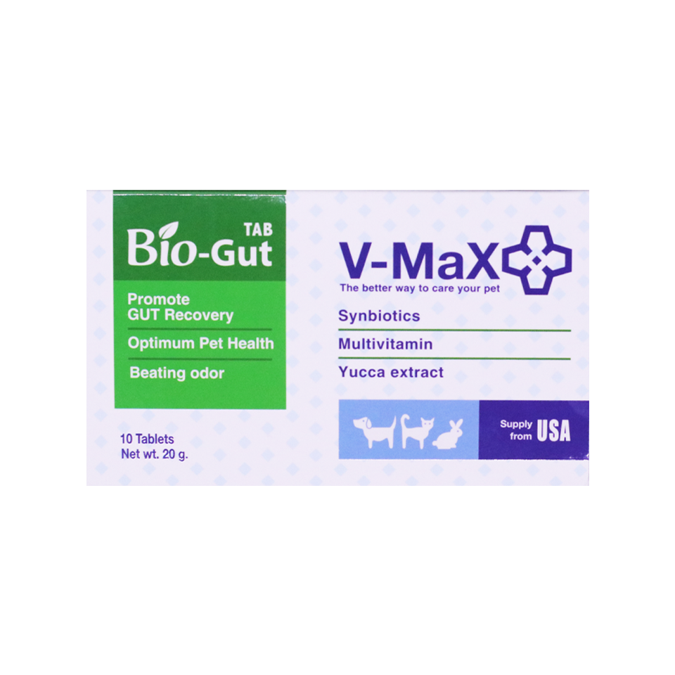 V-MaX: BIO-GUT TAB (ไบโอ-กัส แท็ป) — บริษัท สมาร์ท เว็ท จำกัด